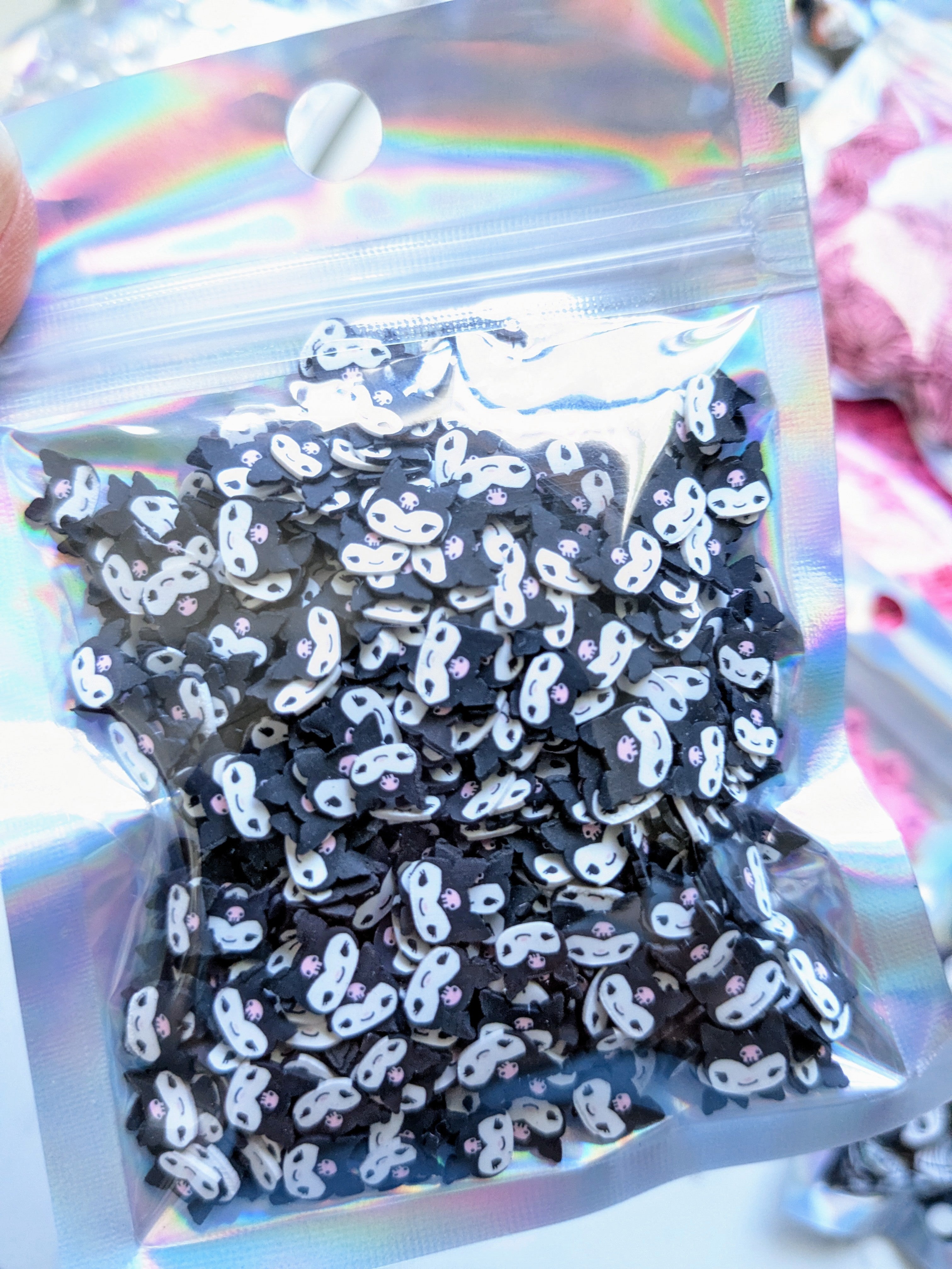 Kuromi Poly Clay Confetti – FancifulChaos