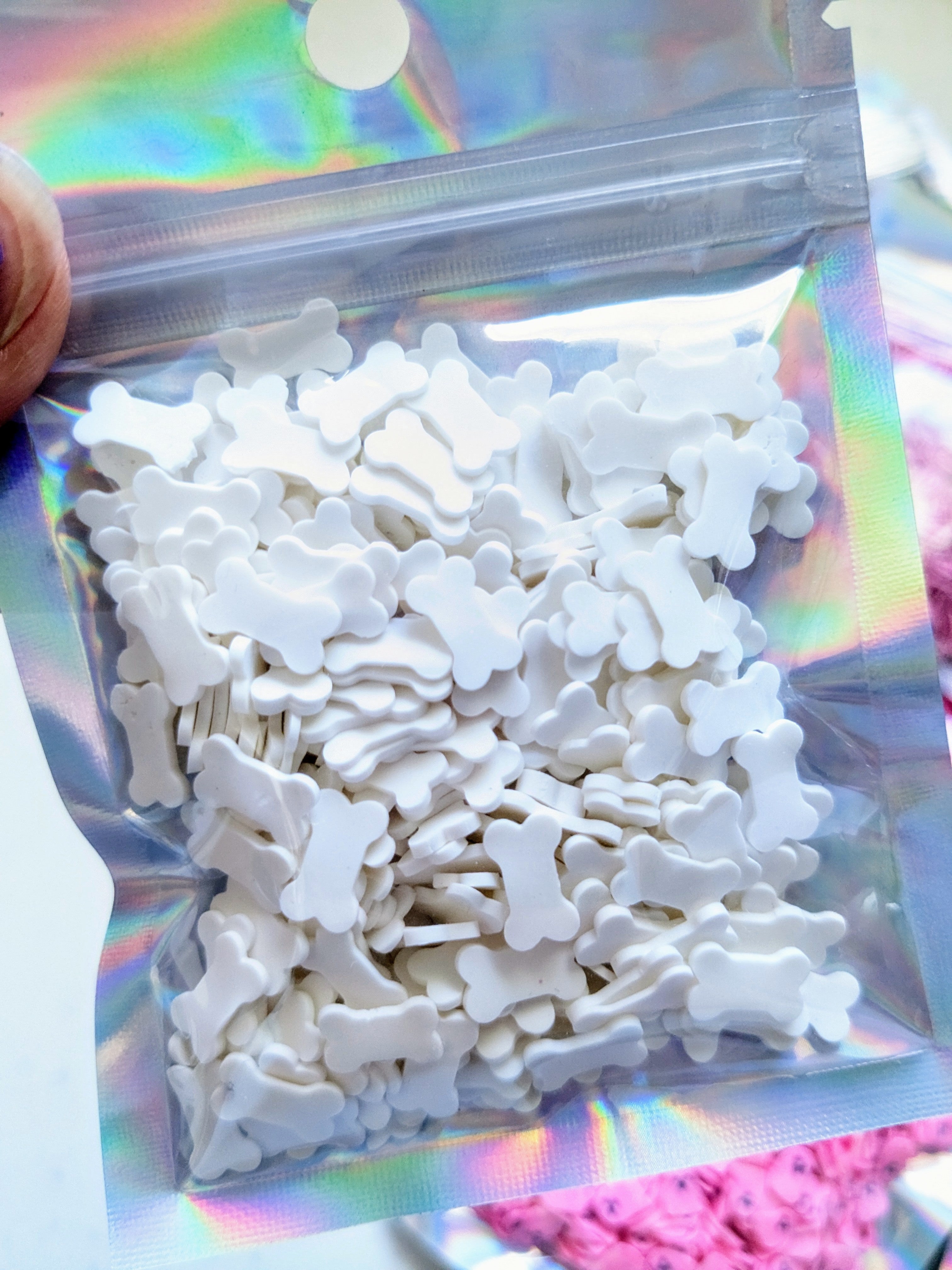 Bones Poly Clay Confetti – FancifulChaos