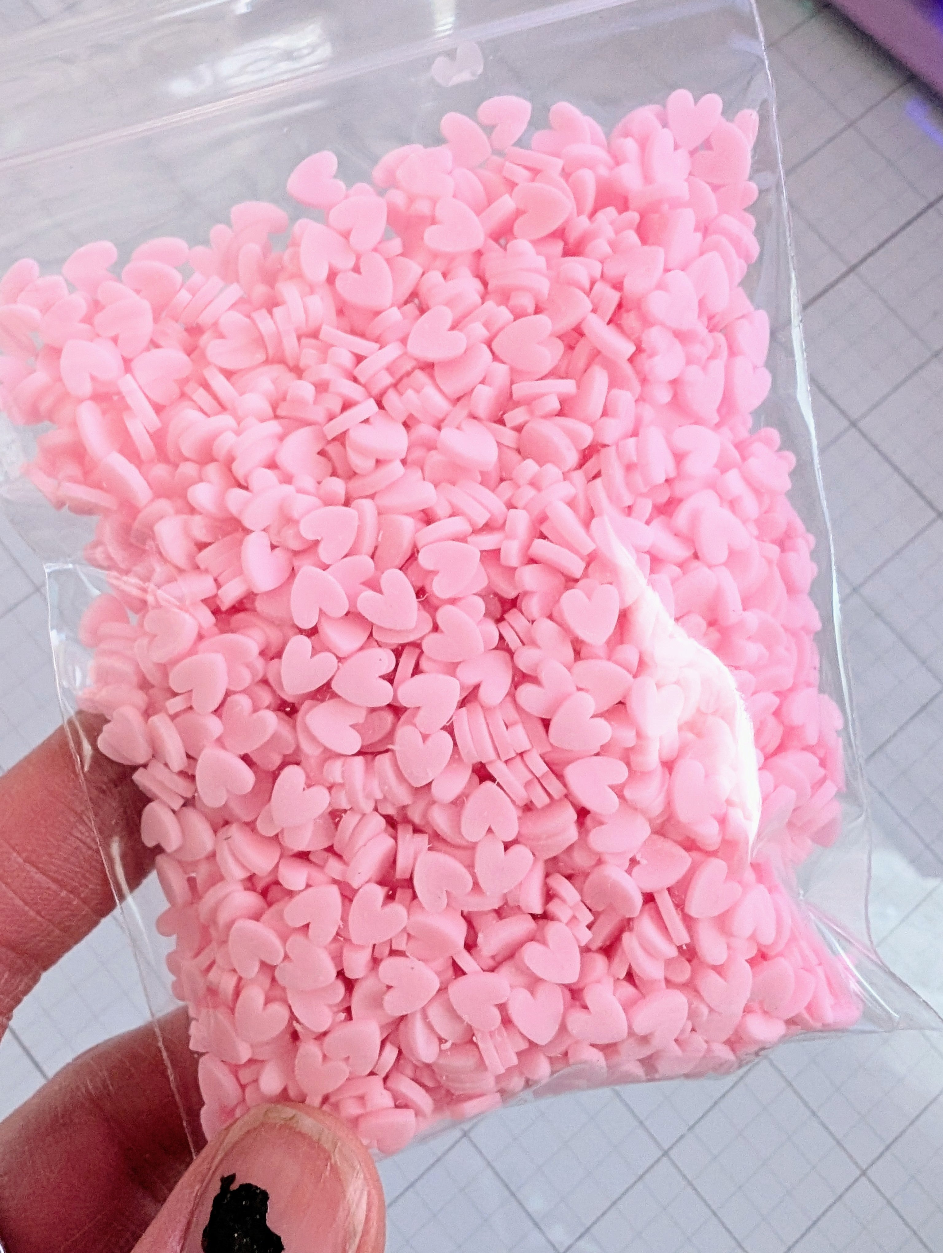 Hearts Poly Clay Confetti – FancifulChaos