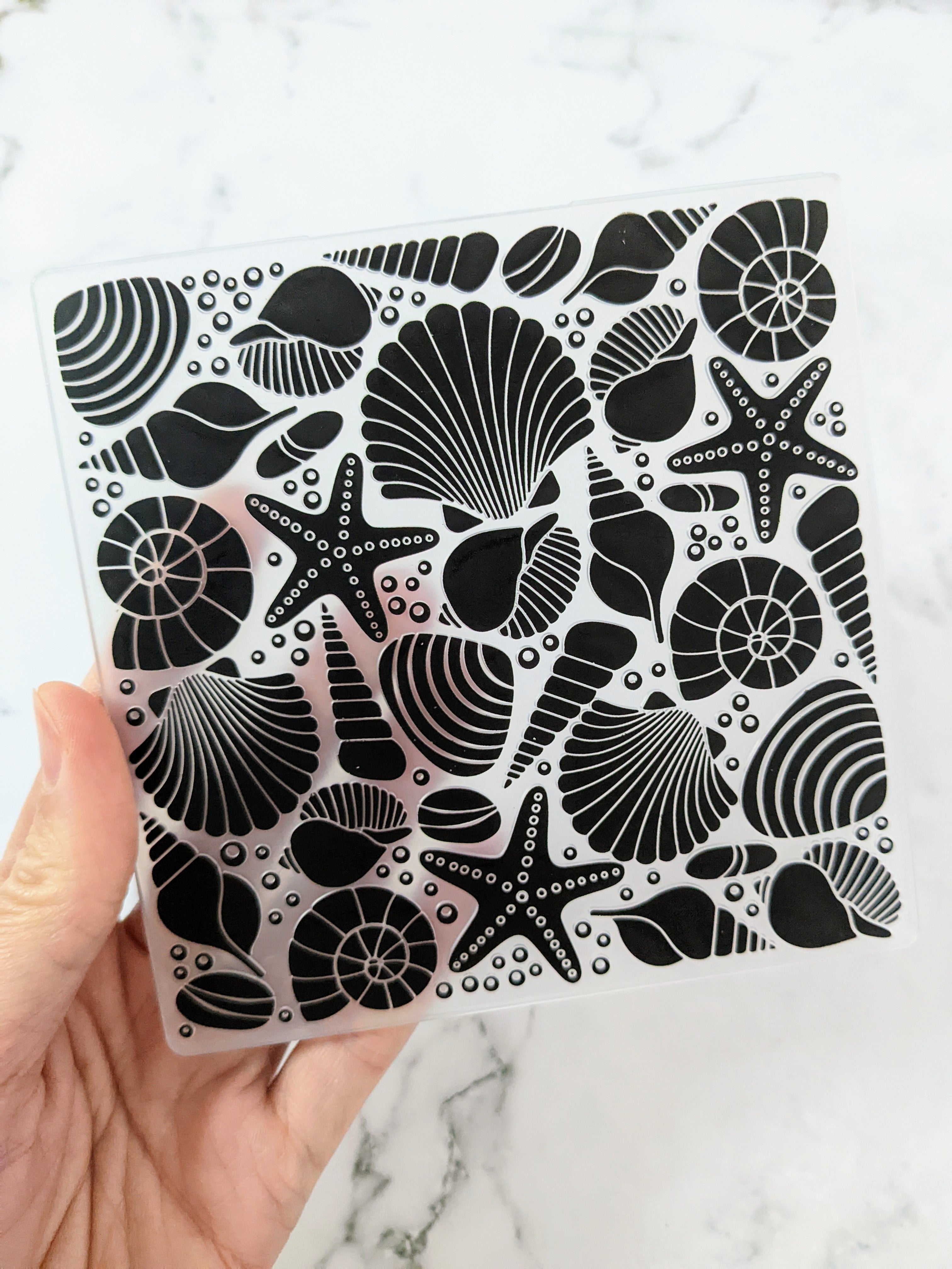Seashell Embossing Folder – FancifulChaos