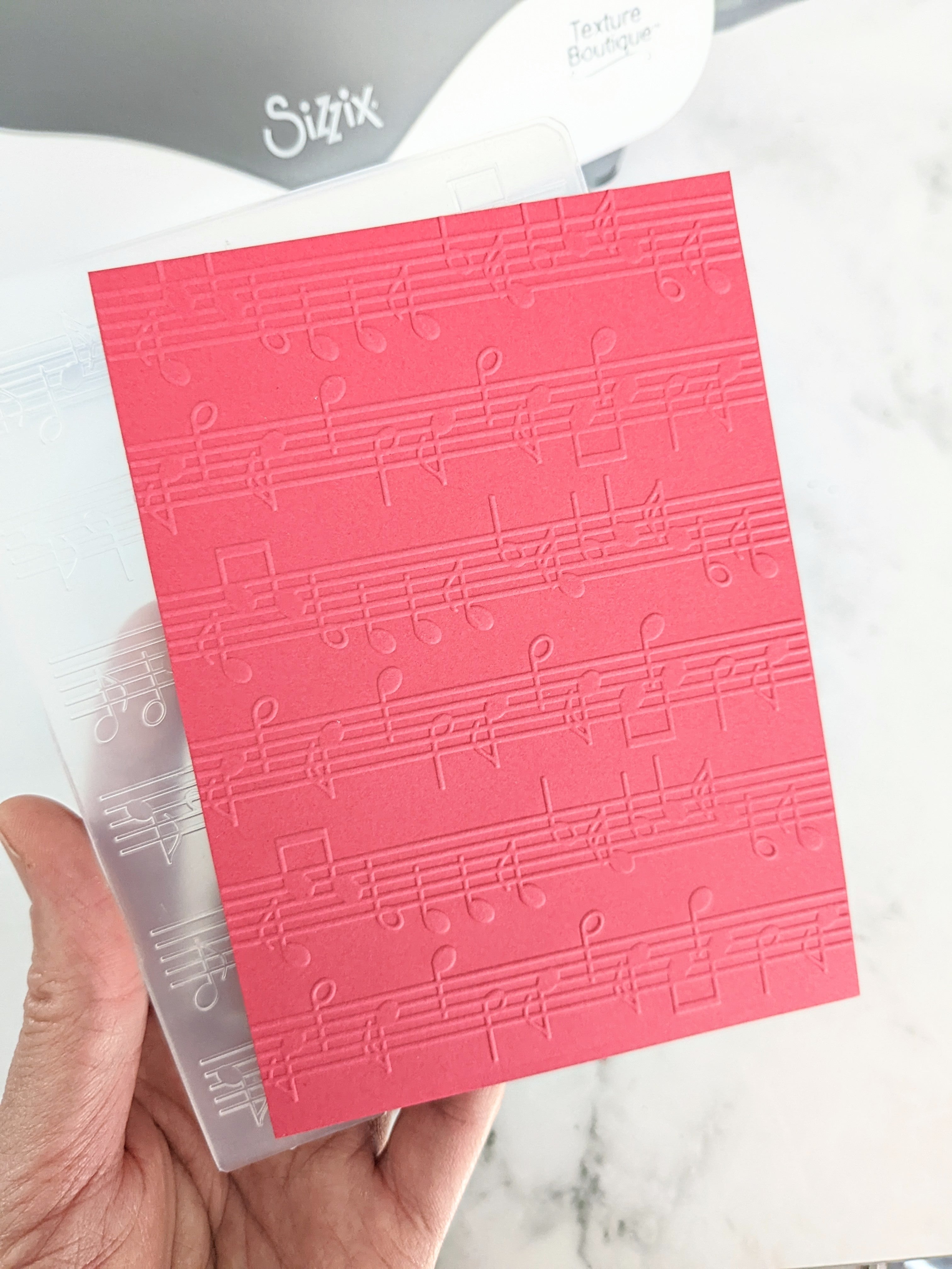 Music Sheets Embossing Folder – FancifulChaos